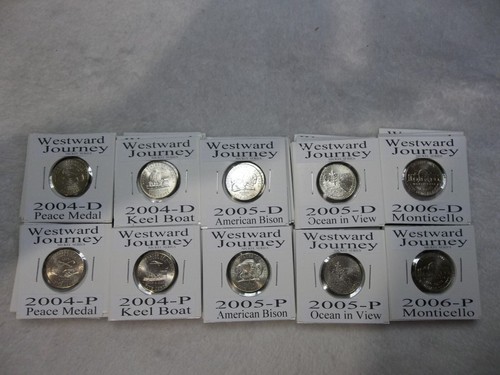 2004,2005,2006 P&D Westward Journey Nickel Series 10 Coins | eBay