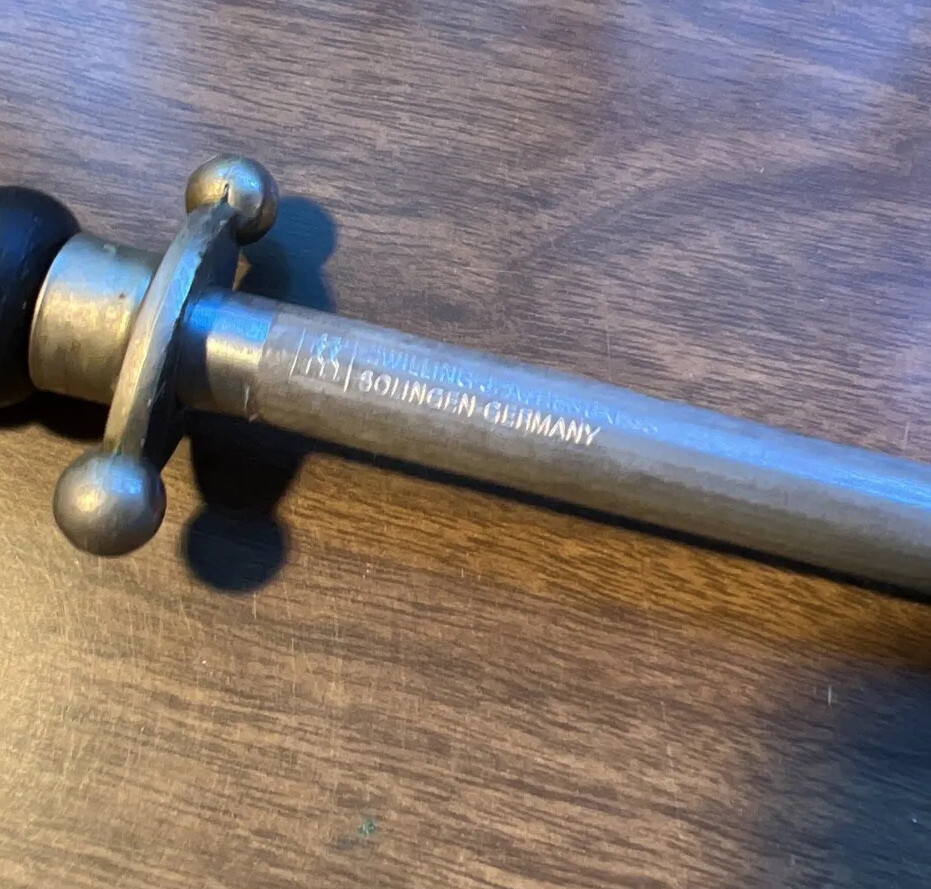 Vintage J. A. HENCKELS Knife Sharpening Steel Sharpener SOLINGEN ...