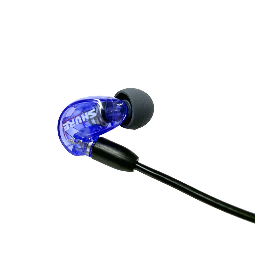Original Shure SE215 In-Ear Sound Isolating Headphones Earphones Purple ...