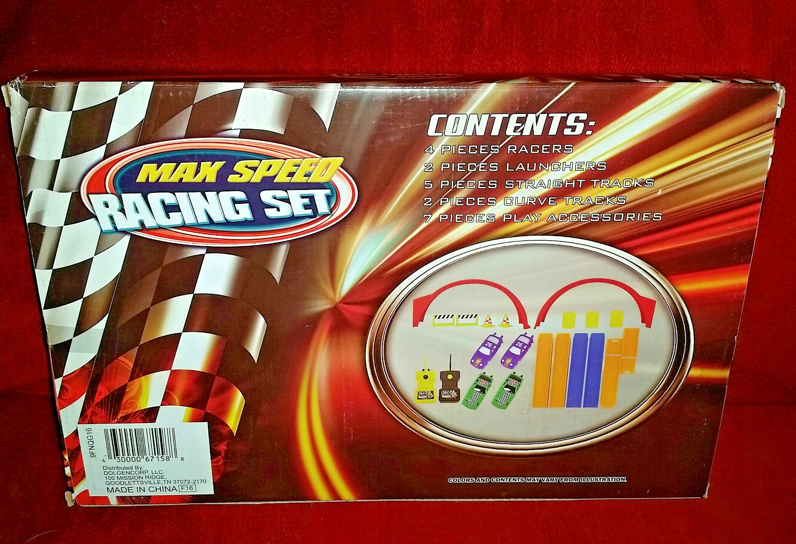 Ankyo Max Speed Racing Set 20pcs 4 Cars Loop Track Launcher NEW ...