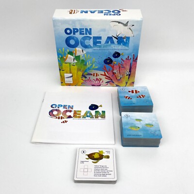 Open Ocean Card Game Featherstone Fish Colorful - Complete | eBay