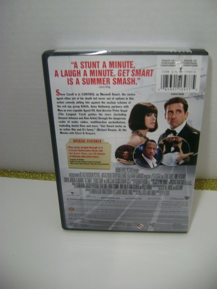 Get Smart (DVD, 2008) Widescreen, New Sealed 85391139775| eBay