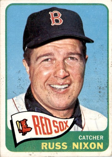1965 Topps Baseball Russ Nixon Boston Red Sox #162 | eBay