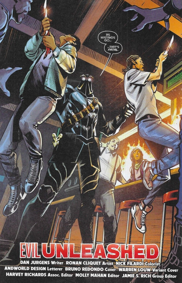 Nightwing Comic 64 Cover B Variant Warren Louw 2019 Dan Jurgens Cliquet ...