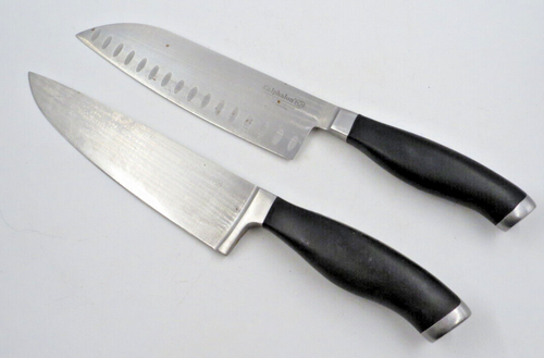 Calphalon Contemporary 7" SANTOKU + Chef Knife Cutlery German Steel ...