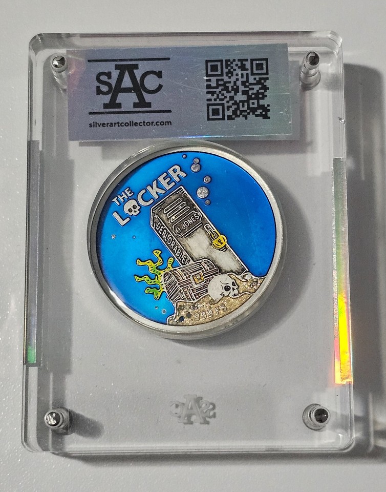 The Locker Mint Henry Avery Enamel Round 2021 2ozt Rare | eBay