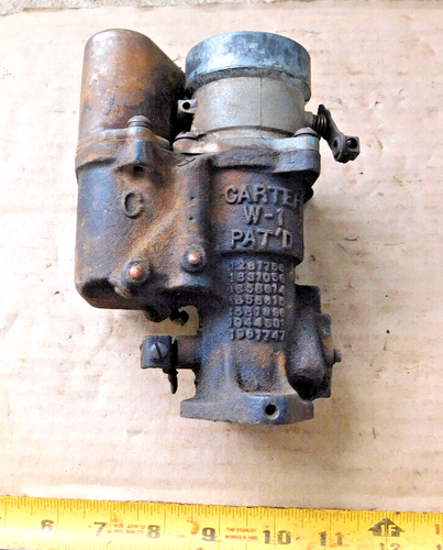 CARTER W-1 CARBURETOR MODEL 334S FOR LATE 1936 CHEVROLET MASTER CARS ...