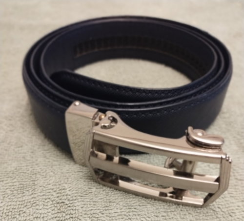 Leather Belt Automatic Adjustable Men black 38-45"inch COMFO SeeRT ...