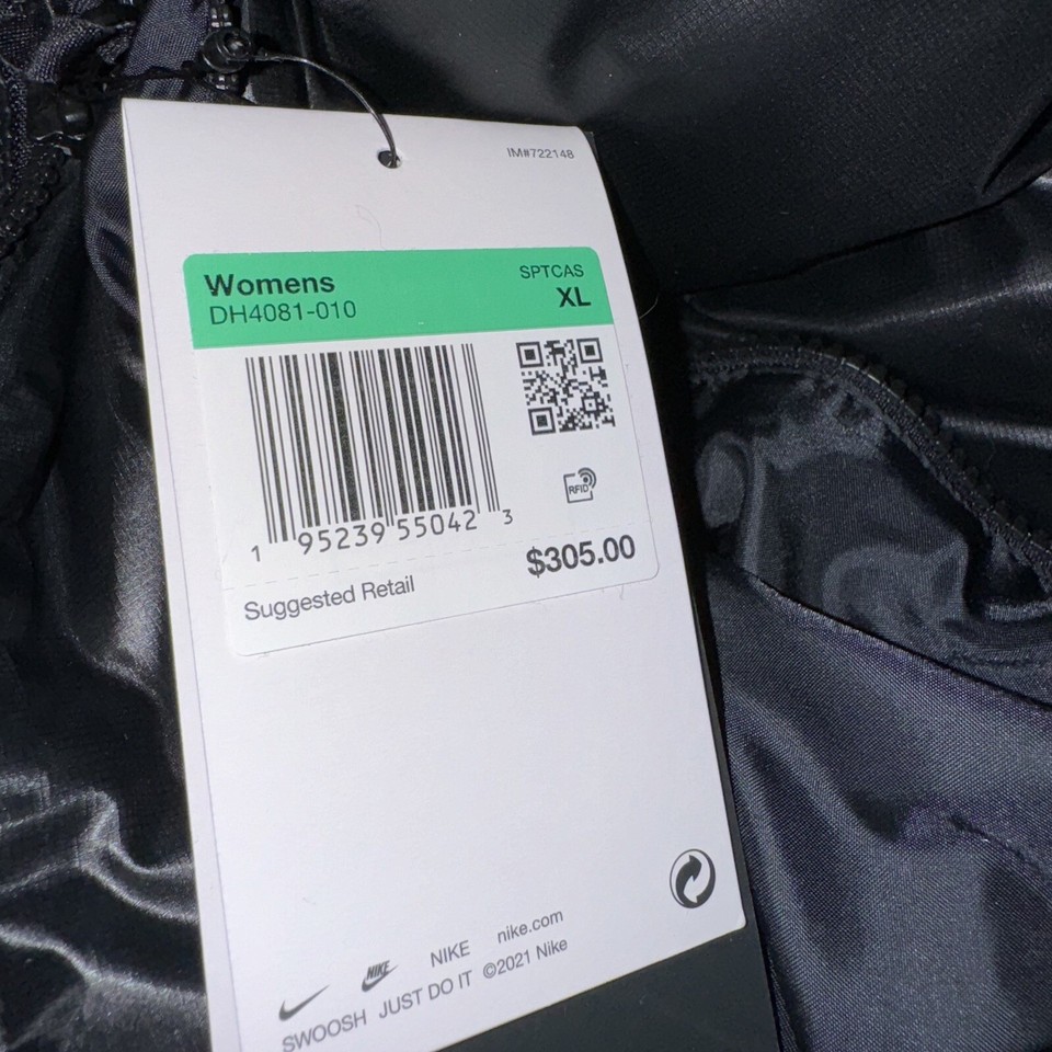 Women's Nike Size XL Therma-Fit Down-Fill Full Length Puffer Parka ...
