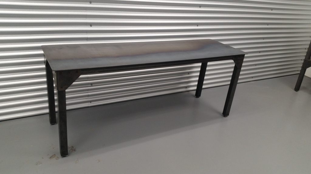 Steel Service Table 35 x 71 x 29 h Industrial furniture Dining Table ...