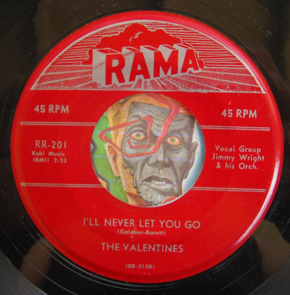 HEAR Valentines 45 Twenty Minutes / I'll Never Let You Go RAMA 201 R&B ...