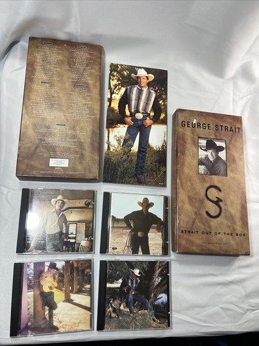 George Strait - Strait Out of the Box 4 Disc CD Set - 1995 8811126322 ...