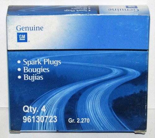 NEW GENUINE GM GENERAL MOTORS SPARK PLUG PACK OF 4 OEM PART NO ...