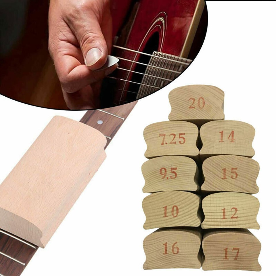 Wooden Guitar Radius Sanding Block Fret Leveling Fingerboard luthier ...