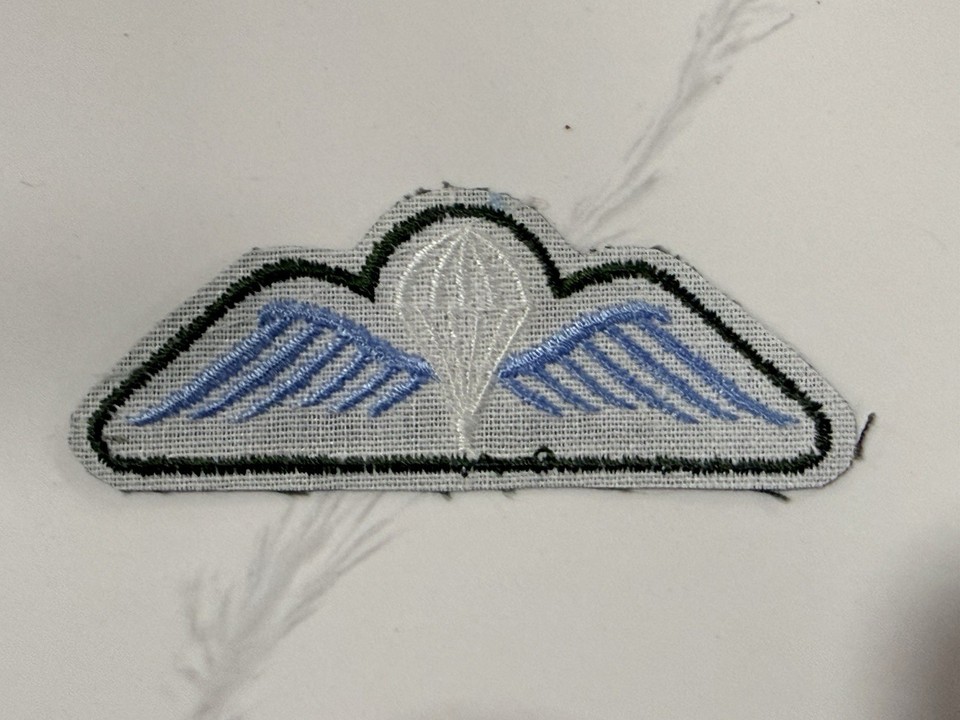Vintage Belgium Military Paratrooper Jump Wing Insignia Military Patch ...
