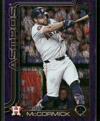 2025 Topps #391 Chas McCormick Purple Holo Foil #/250 | eBay