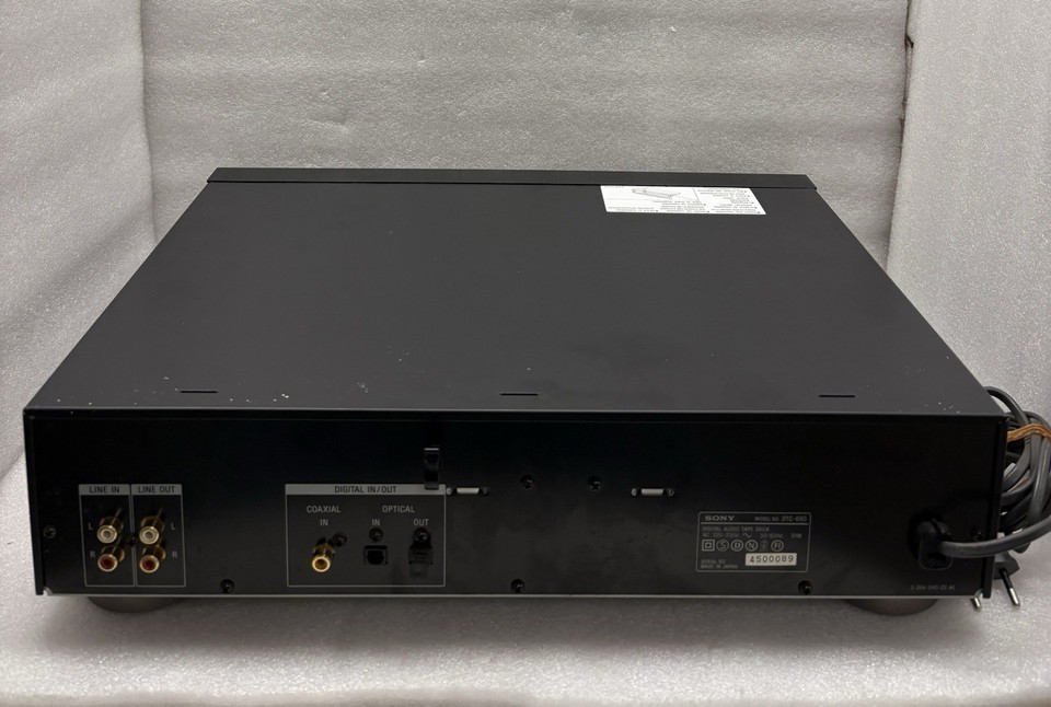 Sony DTC-690 DAT Recorder Audio Digital Tape Deck High End Pulse ...