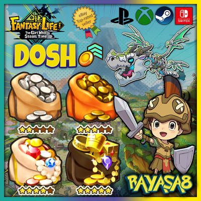 Fantasy Life i Dosh Pack 💰 Fast Delivery! Earn Gold Instantly 🔥 | eBay