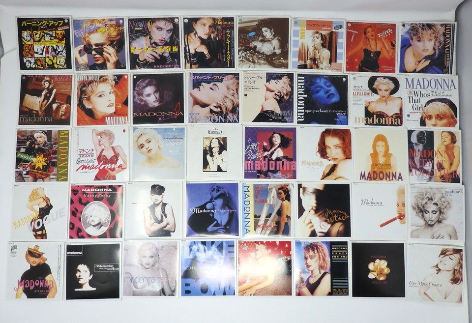 MADONNA CD SINGLE COLLECTION 40 CDs Limited Edition WPDR-3100-3139 Only ...