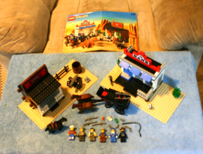1996 Lego Western Cowboys 6765 Gold City Junction Building Set 99% ...