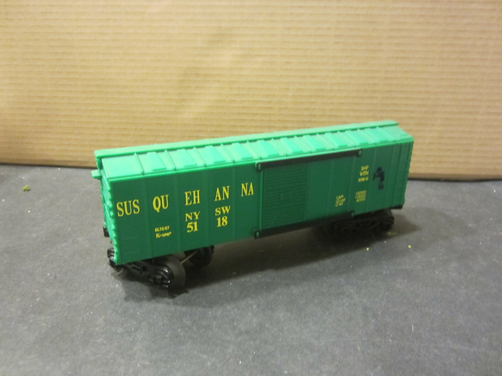 K-LINE 5118- SUSQUEHANNA BOXCAR Green | eBay