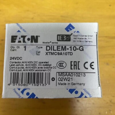 New Moeller Eaton DILEM-10-G 24VDC contactor | eBay