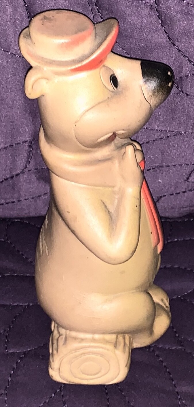 DELL YOGI BEAR SQUEAK TOY C. 1960 HANNA BARBERA RUBBER FIGURE | eBay