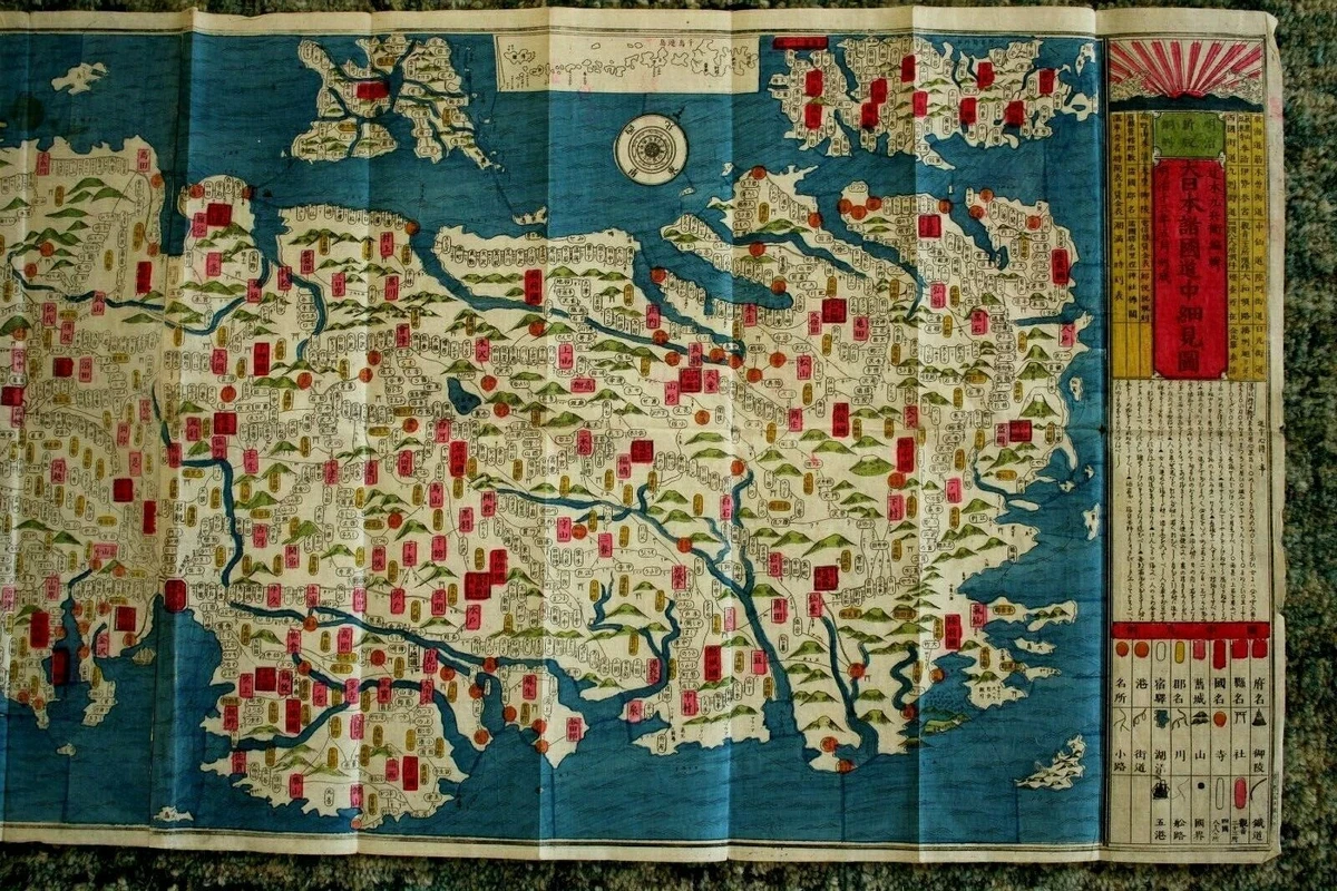 Ancient Japanese Map
