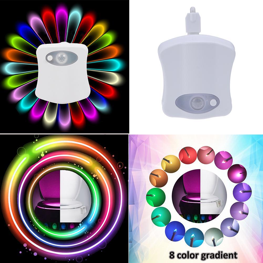 16 Colors LED Toilet Night Light Body Motion Activated Toilet Light | eBay