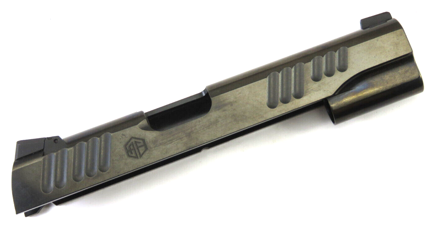 1911 9mm Government BULL Slide Series 70 Novak Cut Stainless DLC Finish ...