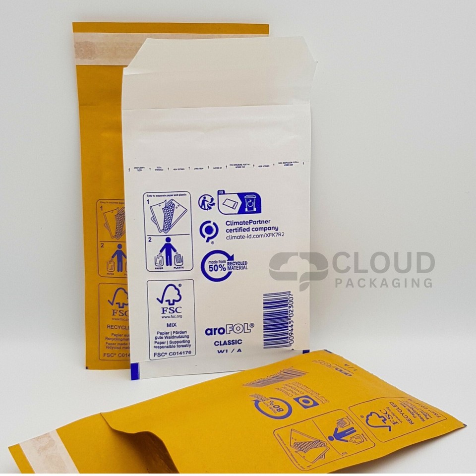 AROFOL GENUINE GOLD WHITE BUBBLE PADDED ENVELOPES MAILERS BAGS 🔥:-TOP ...