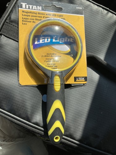 15028 Titan Magnifying Glass with LED Light, 802090150289 | eBay