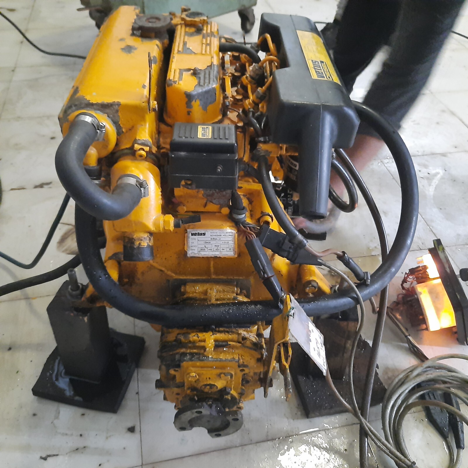 Vetus M309 Marine inboard diesel eng ex-lifeboat used good 24.7 hp ...