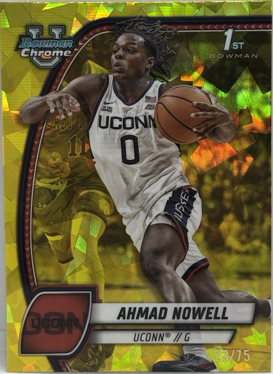 2024-25 Bowman University Chrome Sapphire Edition - Ahmad Nowell #2 ...