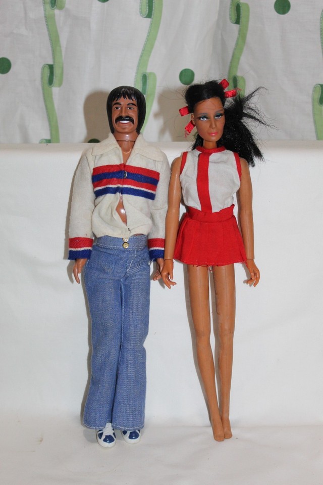Vintage Mego Corp. Sonny and Cher Dolls Made in Hong Kong 1976 Lot of 2 ...