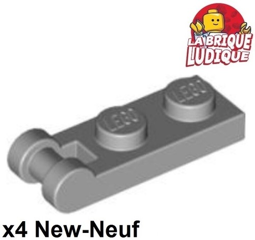 Lego 4X Plate Modified 1X2 With Handle On End Gray 60478 New | eBay