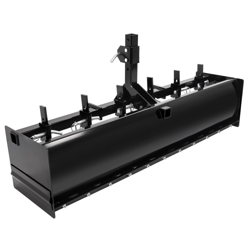 Powder Coated Steel 55" Box Blade Scraper W/6 Scarifier Shank For Cat 0 ...