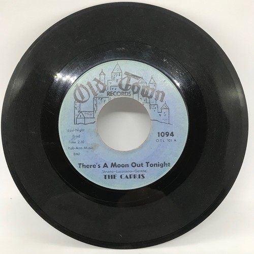 THE CAPRIS {Doo Wop 45} There's A Moon Out Tonight / Indian Girl | eBay