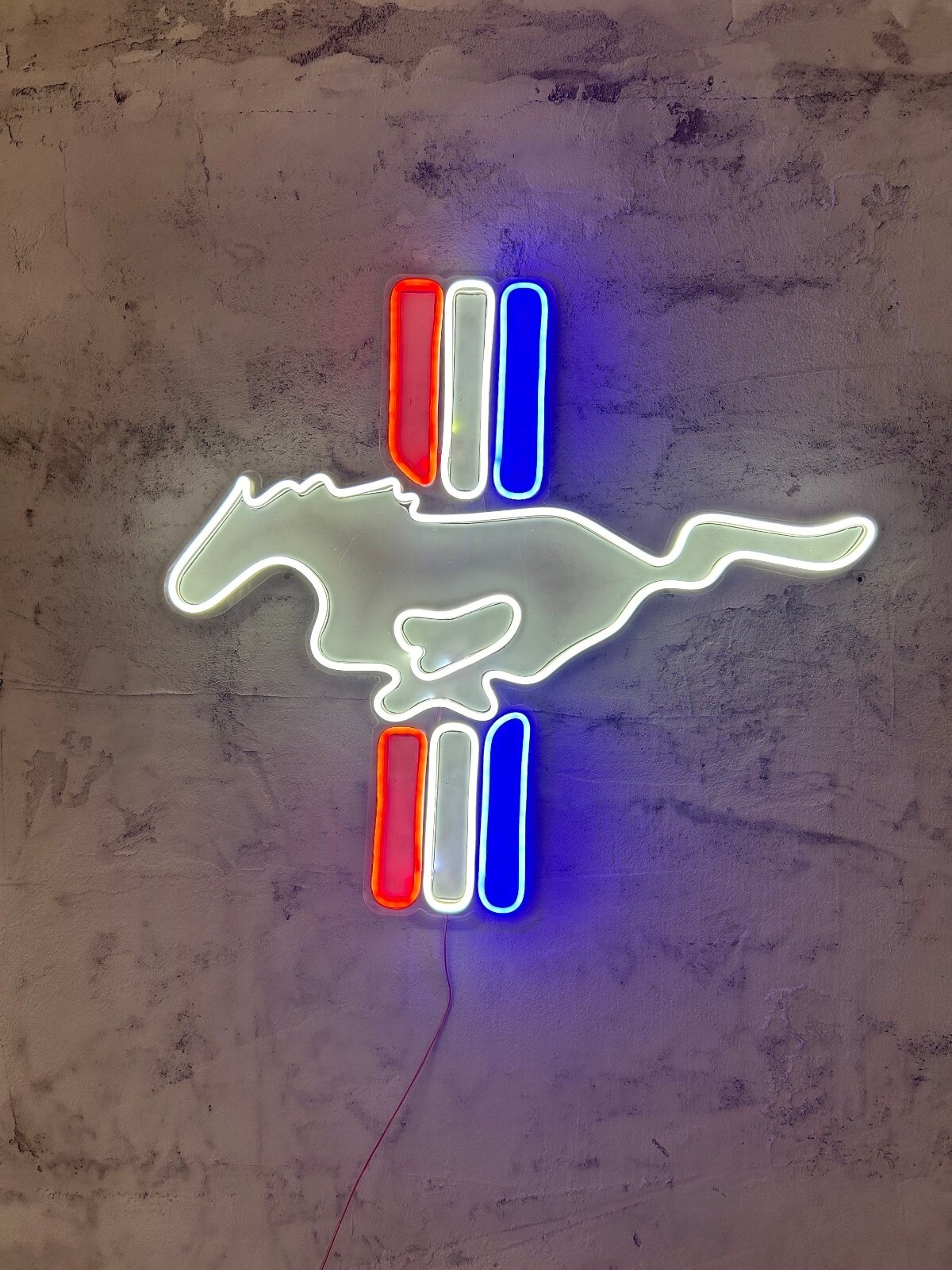 Mustang Neon Sign Car Logo Sign Neon Sign / Led NeonSign Custom Neon ...