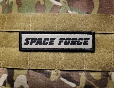 SPACE FORCE 1x4 OD Multicam Green Military Hook Patch Donald Trump MAGA ...