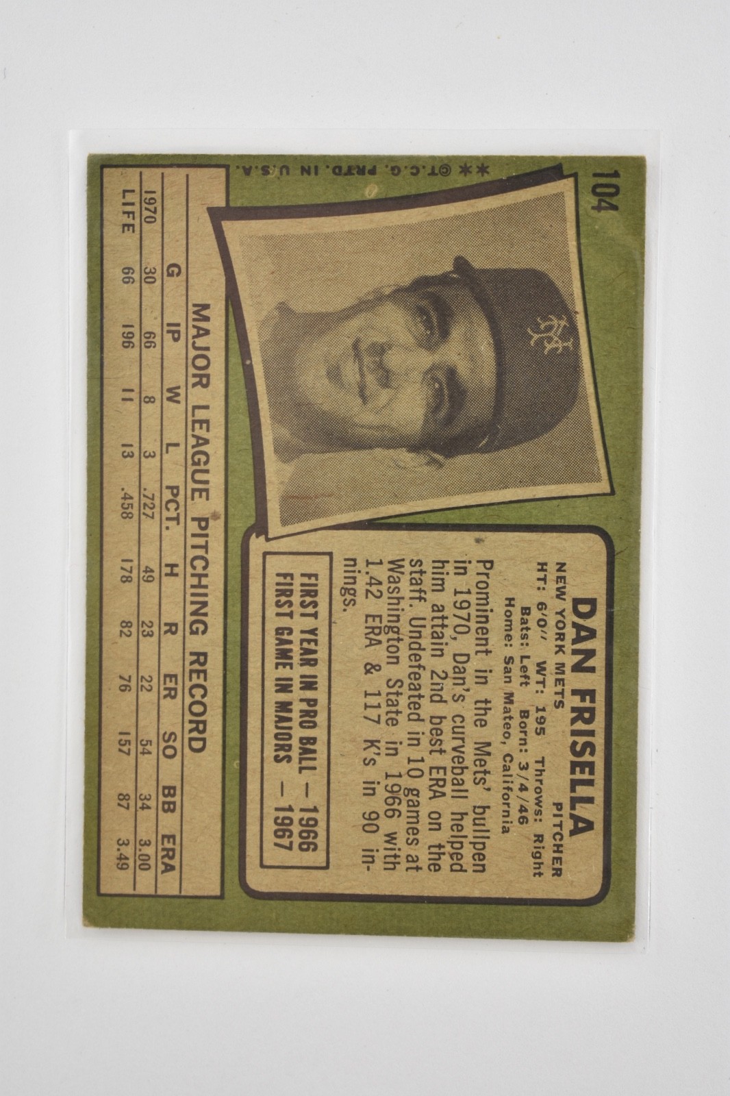 1971 Topps New York Mets Baseball Cards #16 #104 # 115 #136 VG-MT | eBay