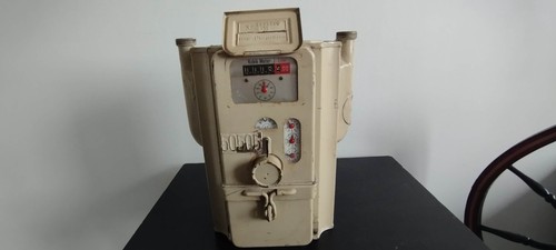 Old Antique 1931 Mainz German Coin-in-slot domestic gas meter Elster | eBay