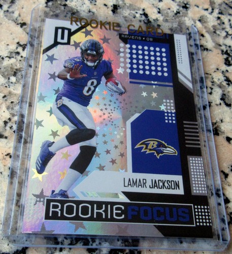 LAMAR JACKSON 2018 U #1 Draft Pick SP Rookie Card RC 108/200 Ravens ...