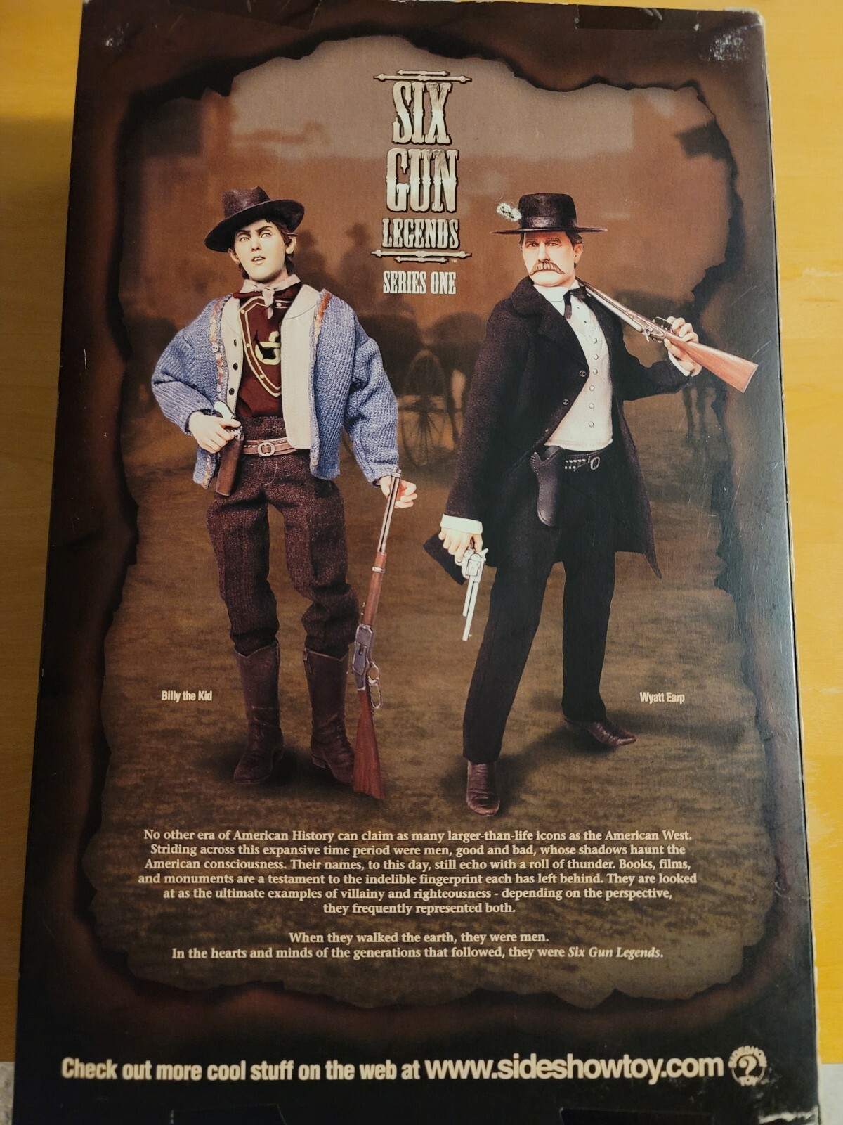 Sideshow Six gun Legends Wyatt Earp 12 inch Action Figure | eBay