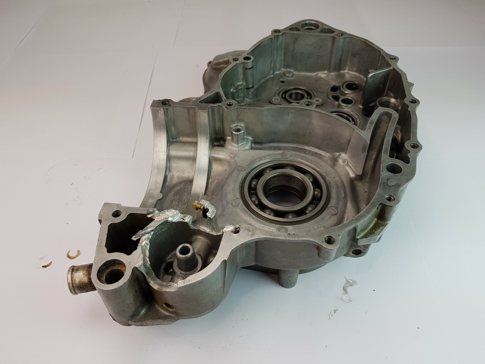 KTM EXC 450 EXC450 2012 DAMAGED ENGINE CASE CRANKCASE SET 78130000033 ...