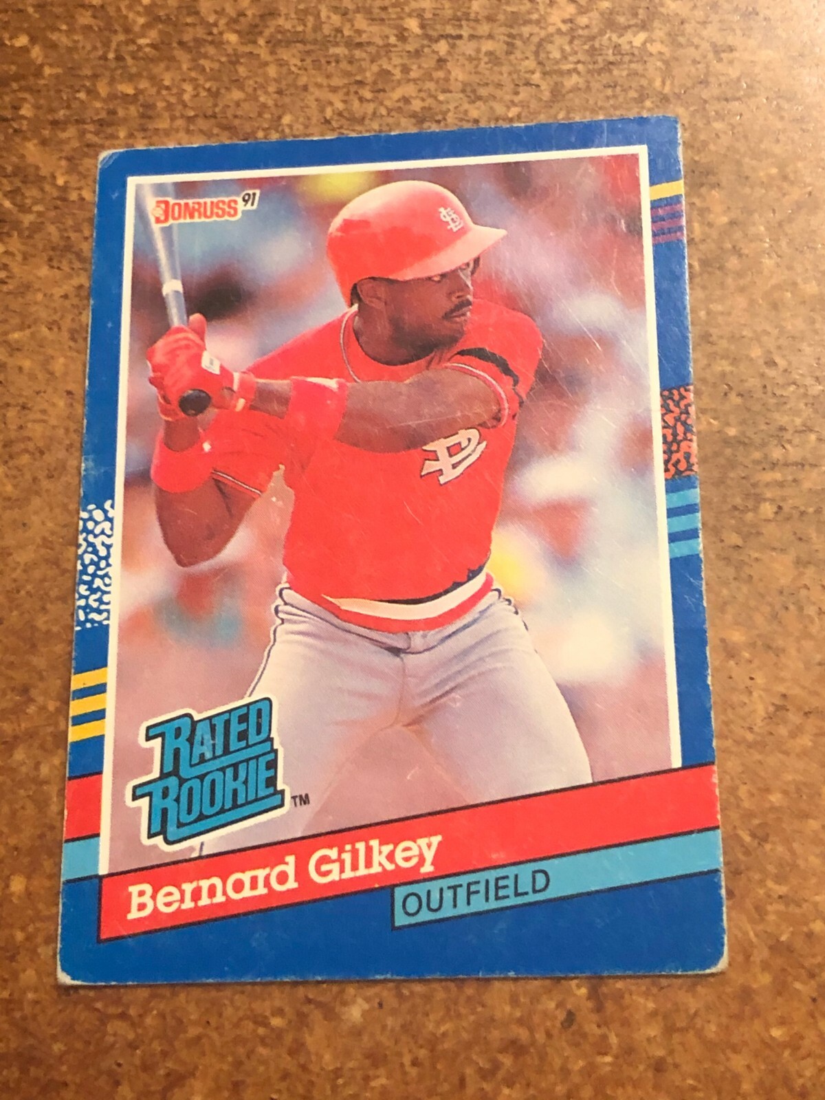1991 Donruss Baseball # 30 Rated Rookie Bernard Gilkey RC | eBay