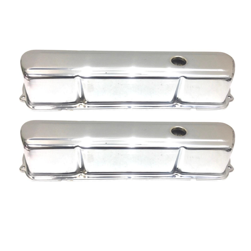 HOLDEN 253 308 AFTERMARKET CHROME ROCKER VALVE COVERS RED BLUE BLACK ...