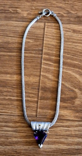 Vtg DAC Deborah Armstrong Modernistic Sterling Toggle Necklace W ...