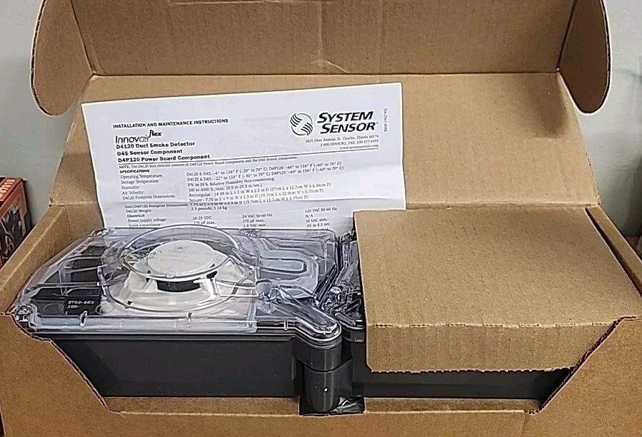 P:VT41 SYSTEM SENSOR D4120 4 WIRE PHOTOELECTRIC DUCT SMOKE DETECTOR | eBay