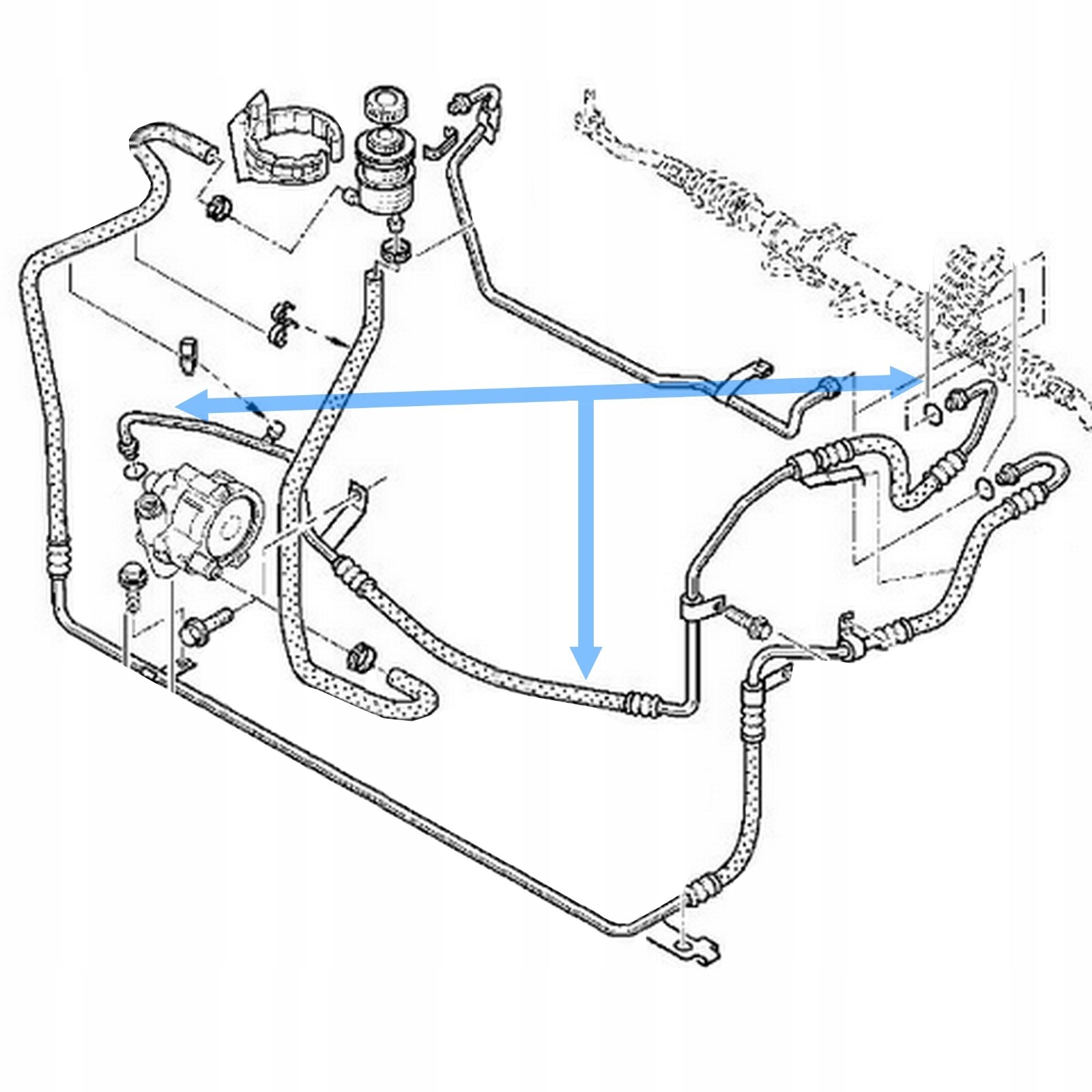 RENAULT TRAFIC / OPEL MOVANO / NISSAN INTERSTAR Schlauch Servolenkung ...